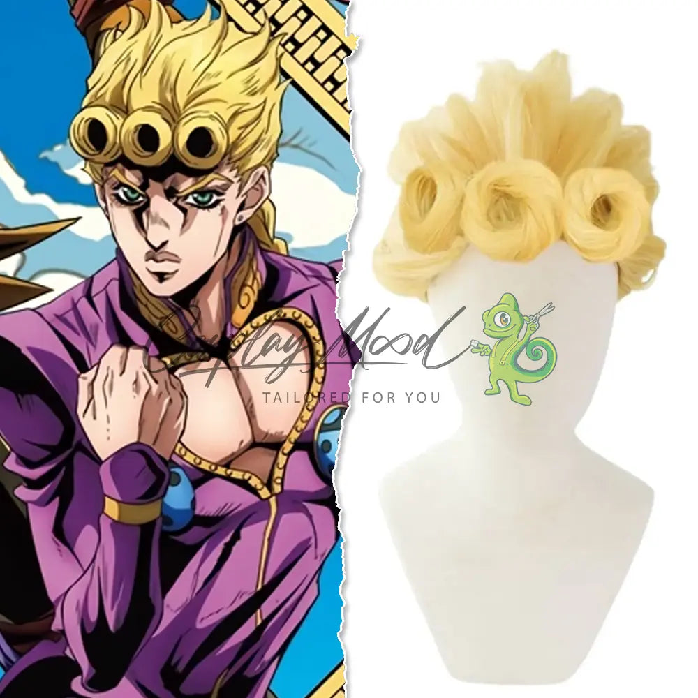 JoJo Pt.5 Golden Wind Giorno Cosplay Wig | Cosplaymood.com ...